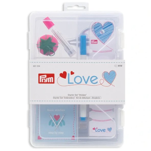 Prym Love Starter Set "Sticken" (8-tlg.) | Nähwelt Flach