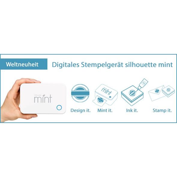Silhouette Mint Digitales Stempelsystem - Stempelmaschine | Nähwelt Flach