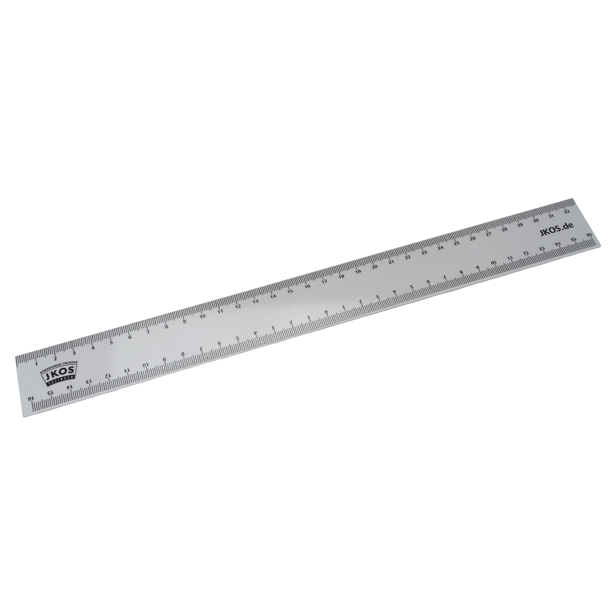 JKOS Aluminium Lineal (klein / 32 cm / 16+16 cm Skallierung) | Nähwelt ...