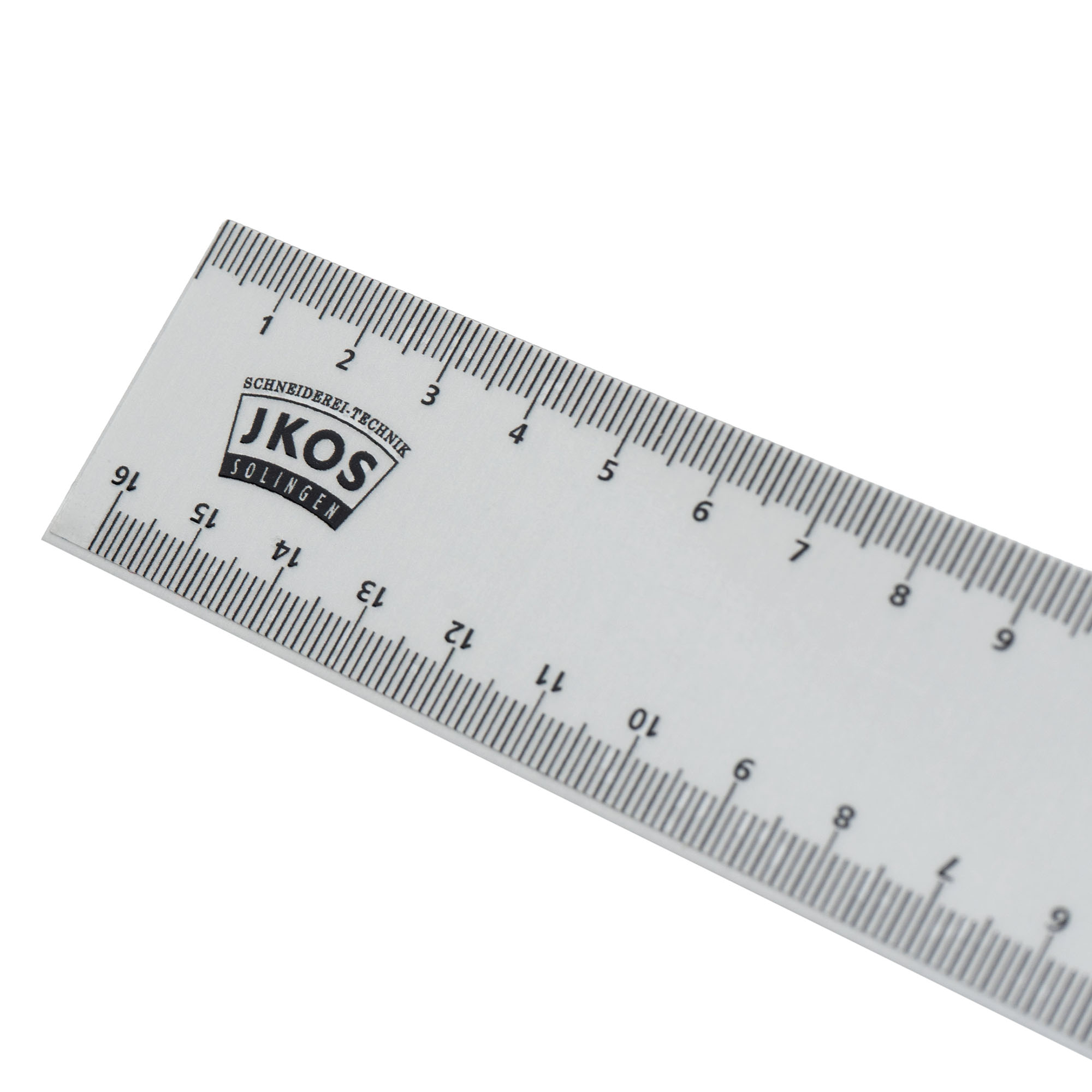 JKOS Aluminium Lineal (klein / 32 cm / 16+16 cm Skallierung) | Nähwelt ...